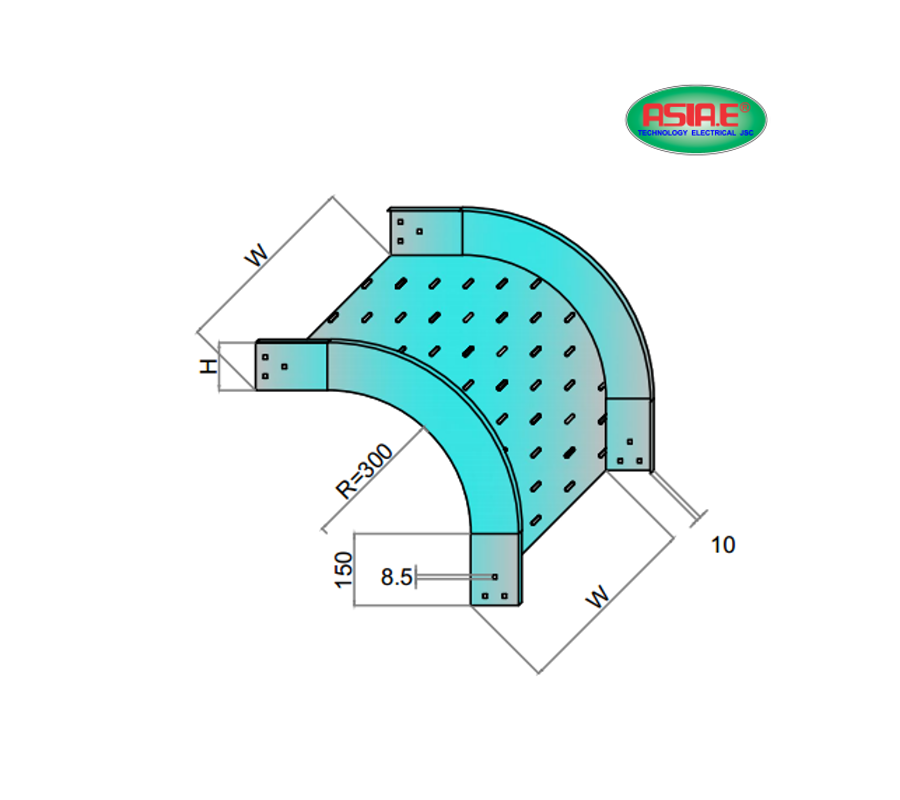 Outside Vertical Risers Cable tray – Công Ty Cổ Phần Công Nghệ Điện Á Châu