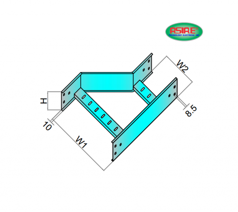 Left Reducer Cable Ladder – Công Ty Cổ Phần Công Nghệ Điện Á Châu