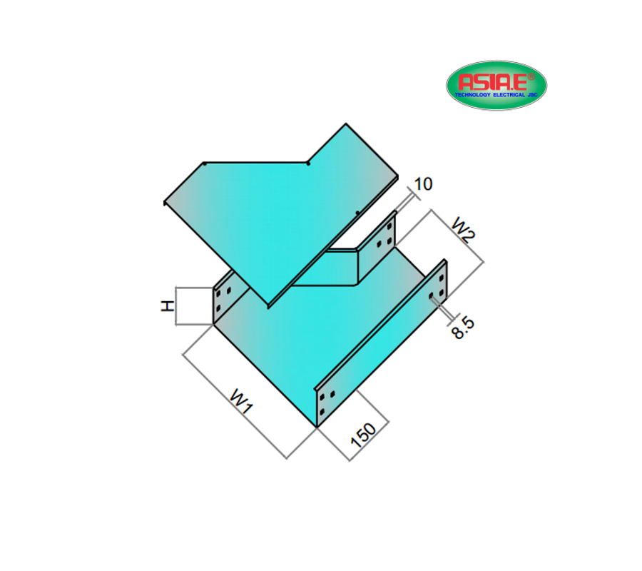 Left Reducer Cable Trungking – Công Ty Cổ Phần Công Nghệ Điện Á Châu