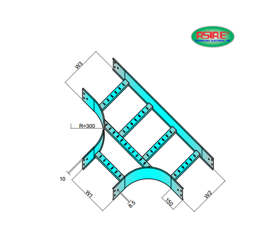 Horizontal Tee Cable Ladder – Công Ty Cổ Phần Công Nghệ Điện Á Châu