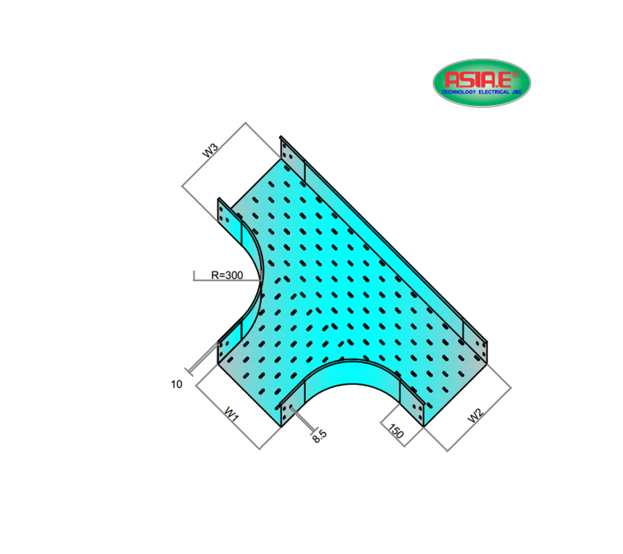 Horizontal Tee Cable Tray – Công Ty Cổ Phần Công Nghệ Điện Á Châu