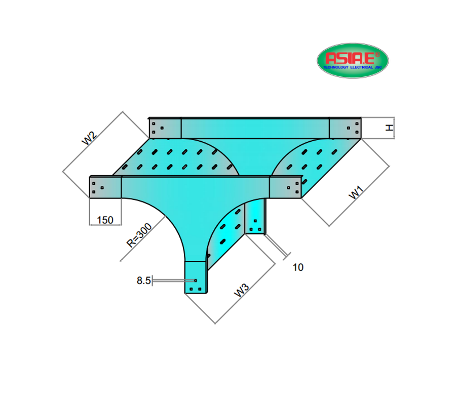 Vertical Tee Cable Tray – Công Ty Cổ Phần Công Nghệ Điện Á Châu