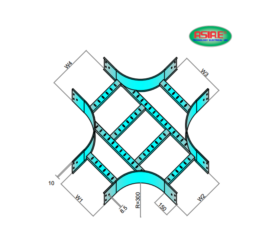 Horizontal Cross Cable Ladder – Công Ty Cổ Phần Công Nghệ Điện Á Châu